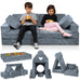 LX15 14pcs Modular Kids Couch Dark Gray – Lunix